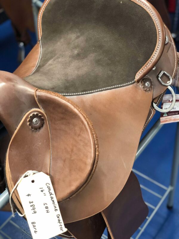16" Condamine Drafter Saddle - Lanskeys Saddlery